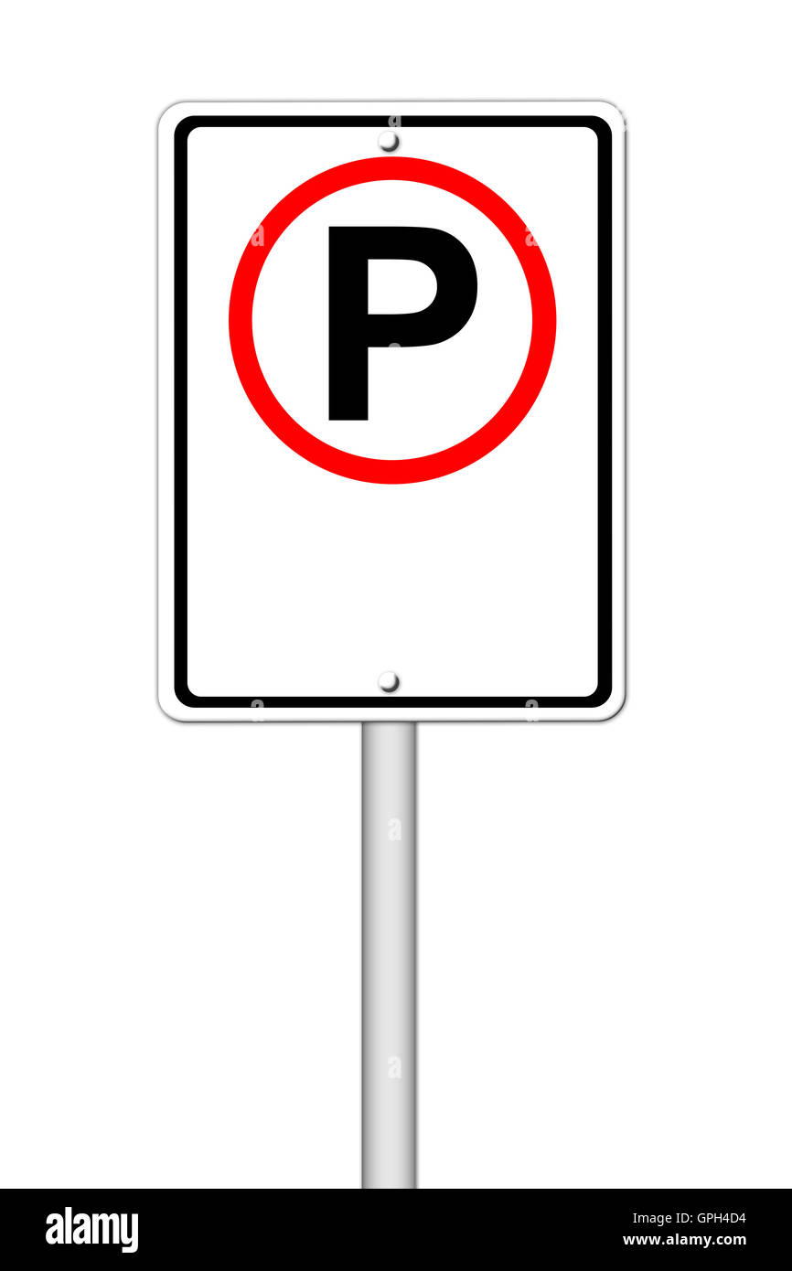 parking sign blank for text Stock Photo - Alamy