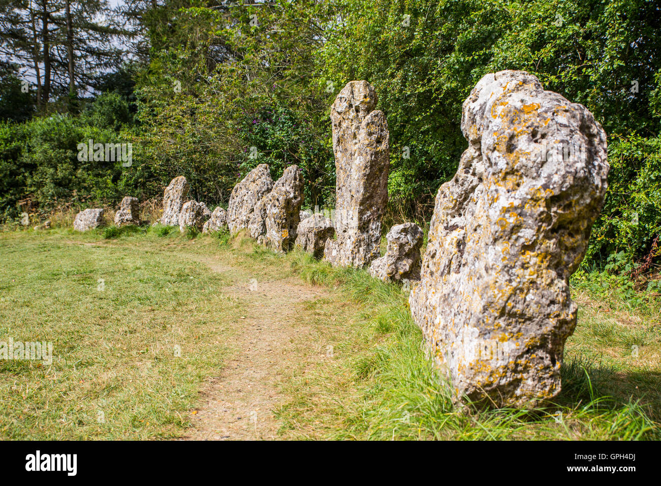 The Rollright Standing Stones Stock Photo - Alamy