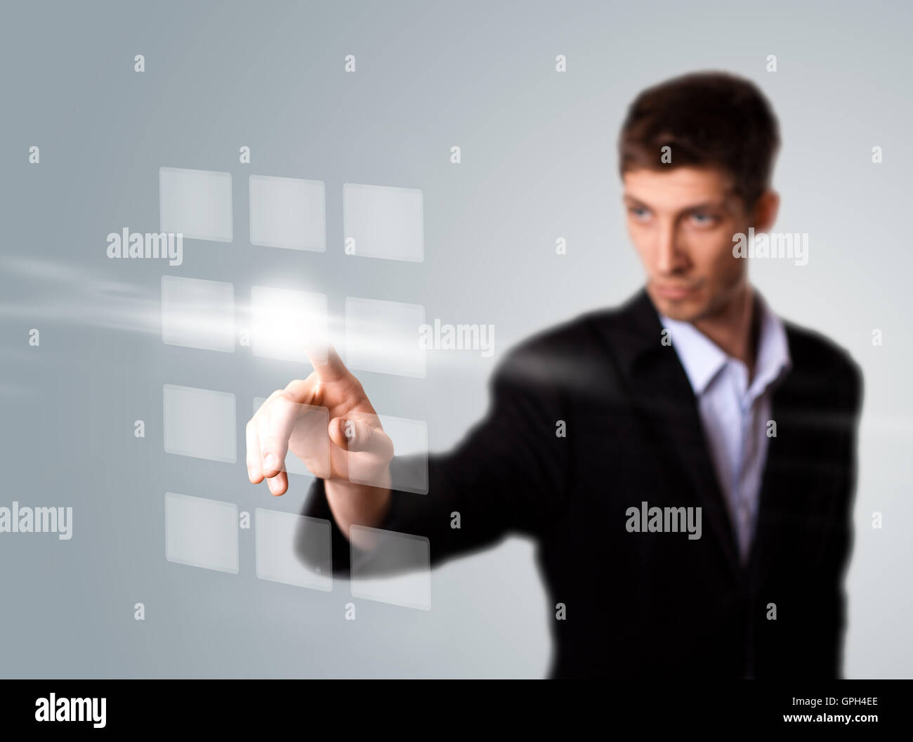 Businessman hand pressing digital button Stock Photo - Alamy Businessman hand pressing digital button Stock Photo - Alamy