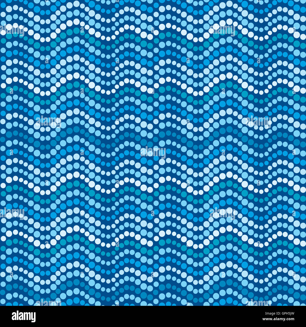 Dotted waves, abstract blue dotted pattern Stock Photo - Alamy