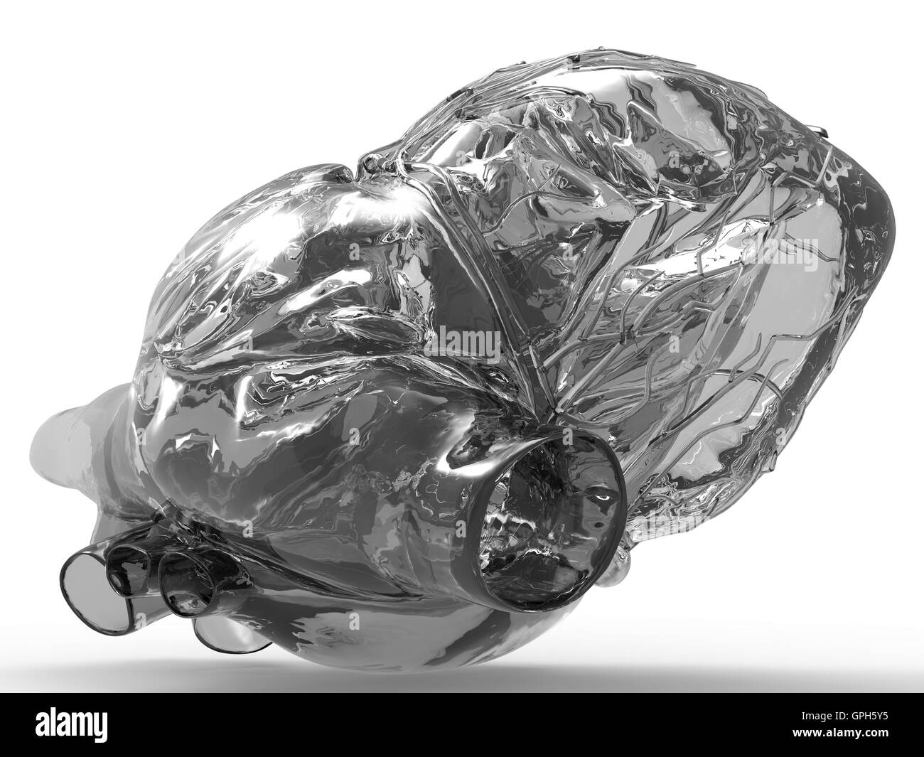 Model of artificial human heart Stock Photo - Alamy