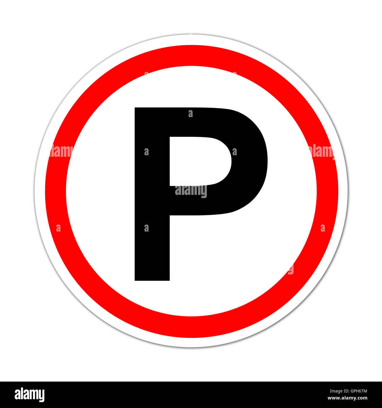 Parking traffic sign Stock Photo - Alamy