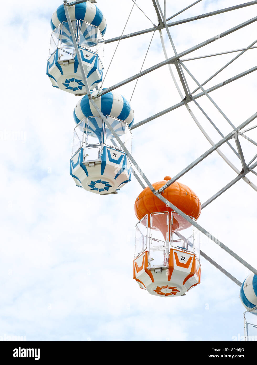 colored Ferris wheel Stock Photo - Alamy