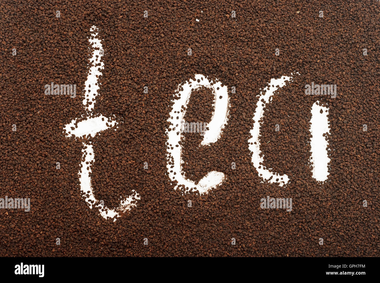 word "tea" on tea background Stock Photo - Alamy