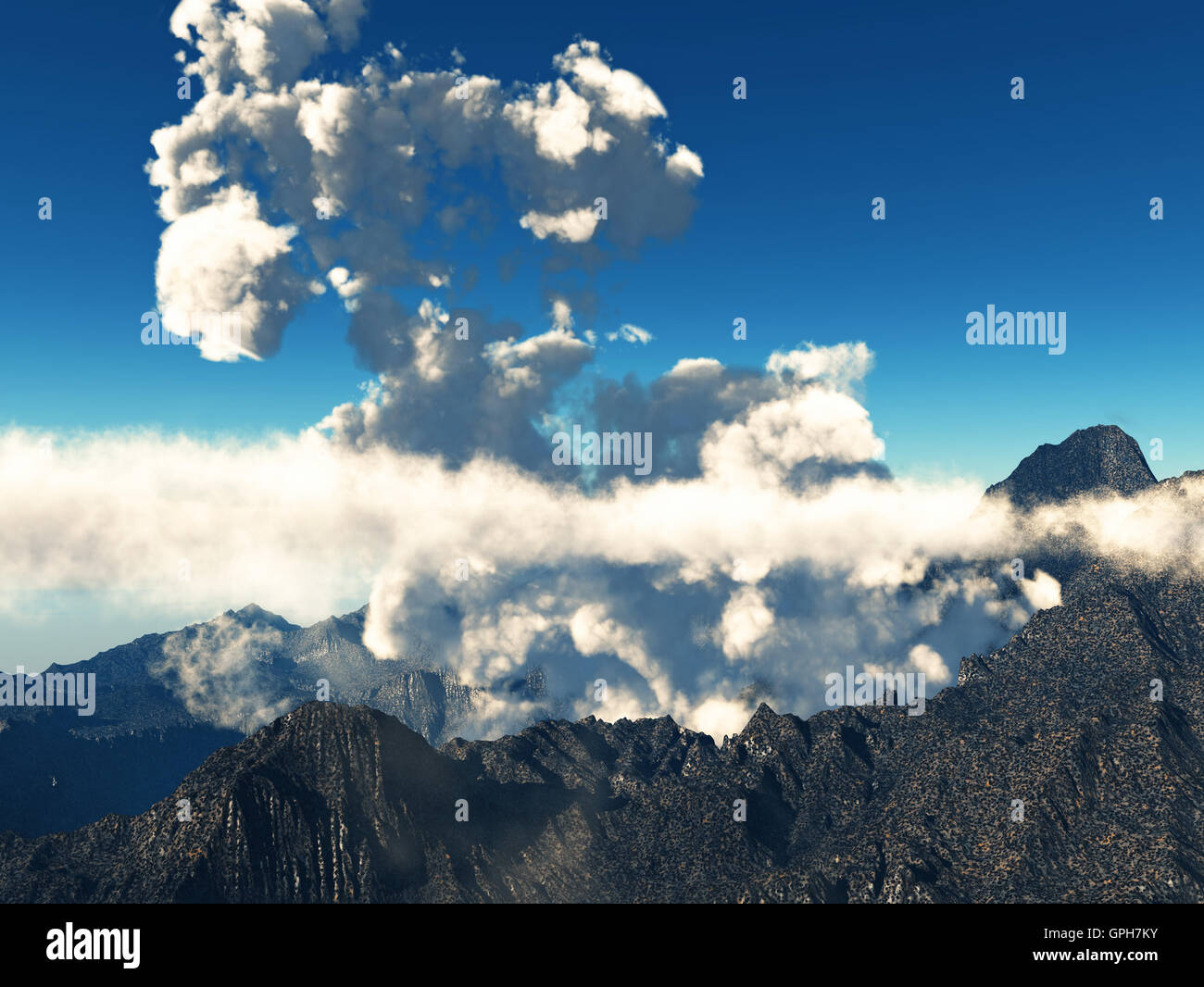 Santorini Volcano Eruption High Resolution Stock Photography and Images ...