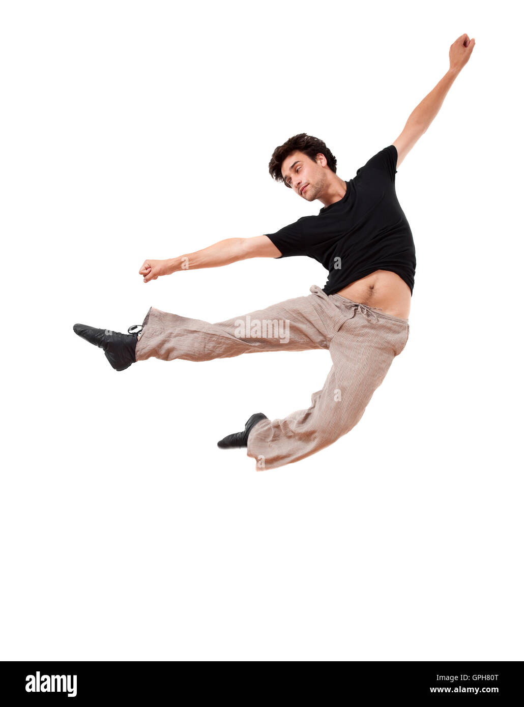 In motion jump 12 Stock Photo - Alamy
