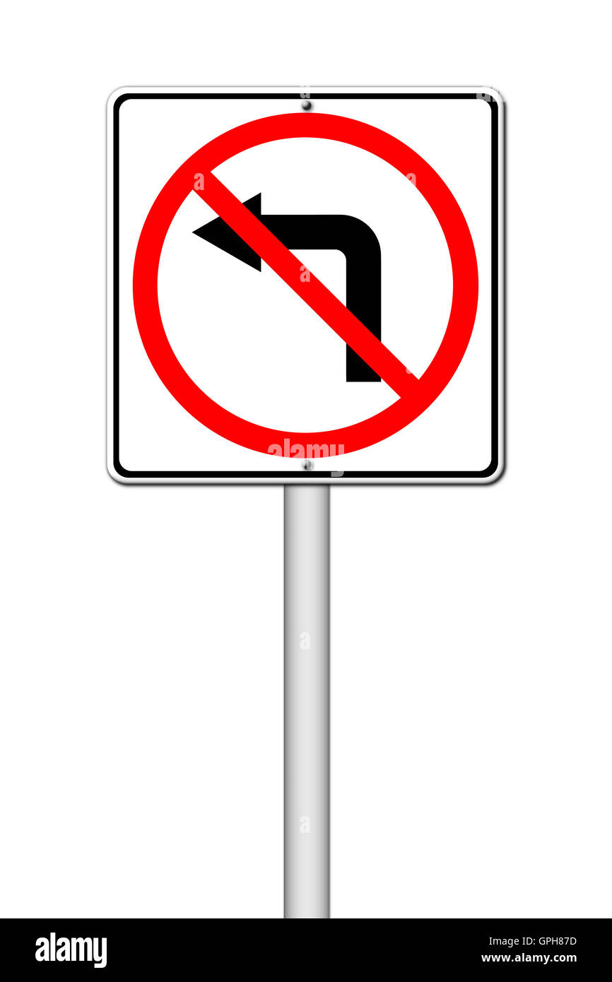 Caution dangerous corner sign hi-res stock photography and images - Alamy