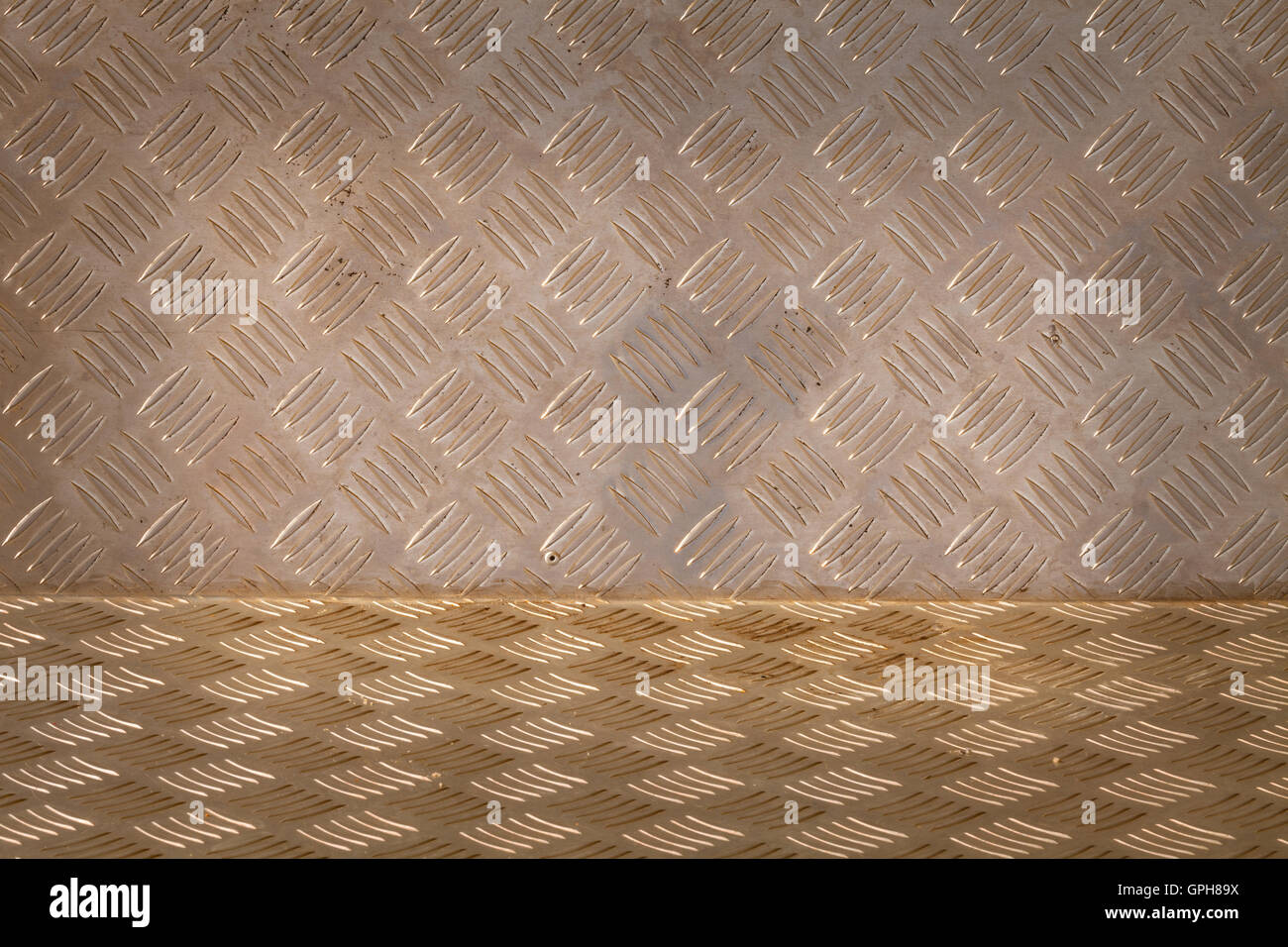 Background of metal diamond plate pattern Stock Photo - Alamy