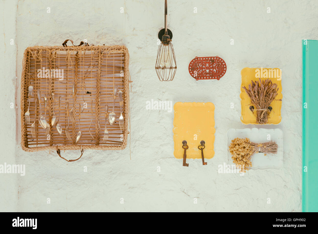 Objects on the wall hi-res stock photography and images - Alamy