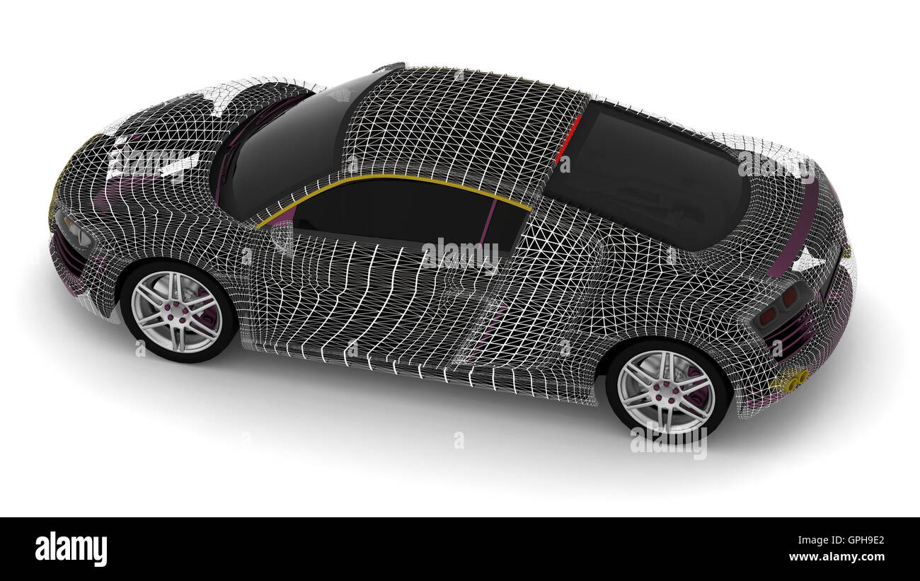 3d auto model hi-res stock photography and images - Alamy