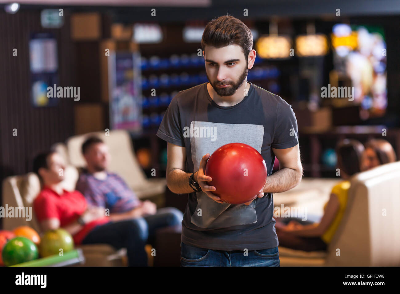 Ball hit man face hi-res stock photography and images - Alamy