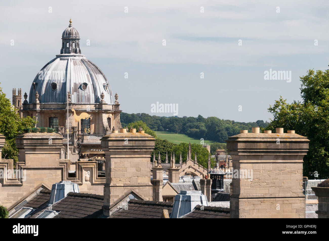 Radcliffe Camera with South Park in background, Oxford University ...
