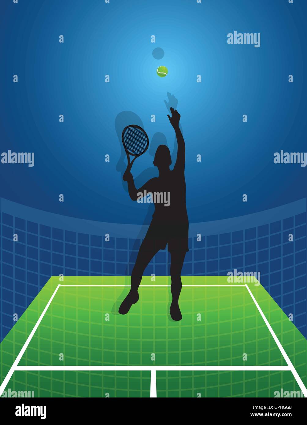 sport background tennis. man. vector Stock Vector Image & Art - Alamy