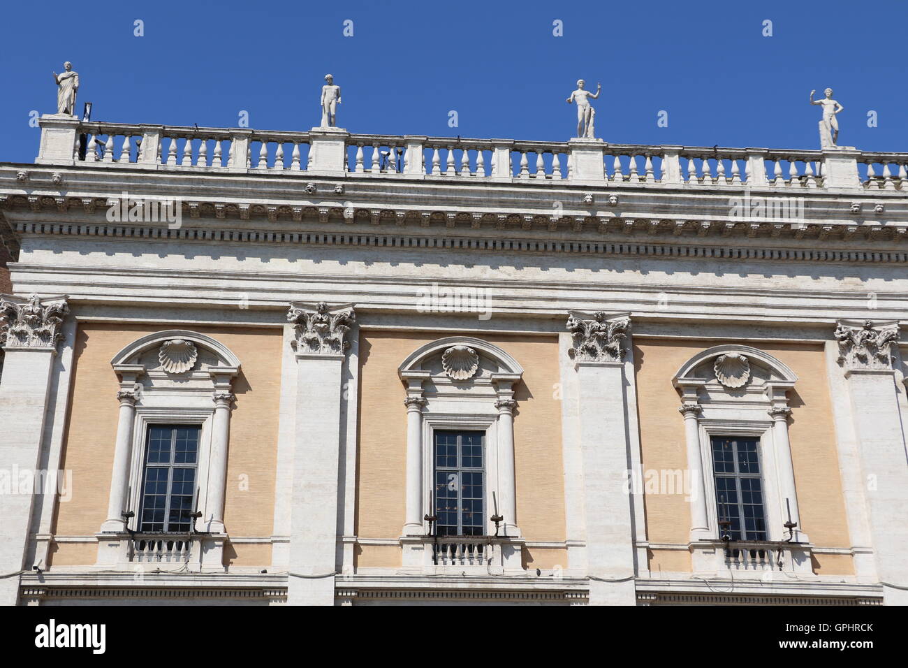 The Capitoline museums in Rome Stock Photo - Alamy