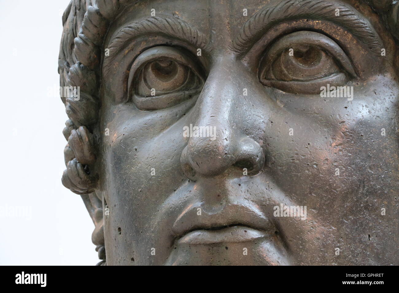 Antique sculpture of Jupiter in the Capitoline museums in Rome Stock ...