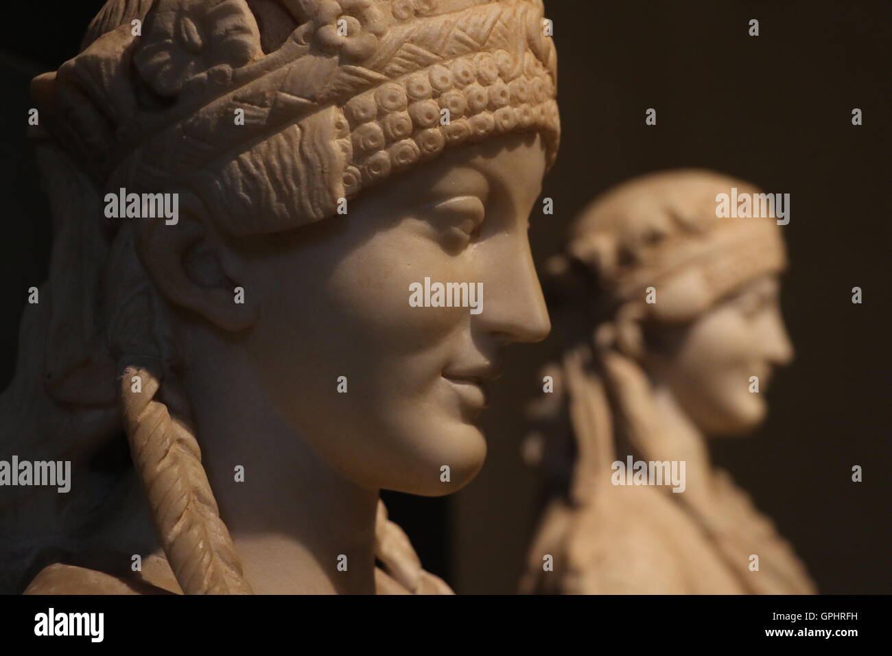 Antique sculpture in the Capitoline museums in Rome Stock Photo - Alamy
