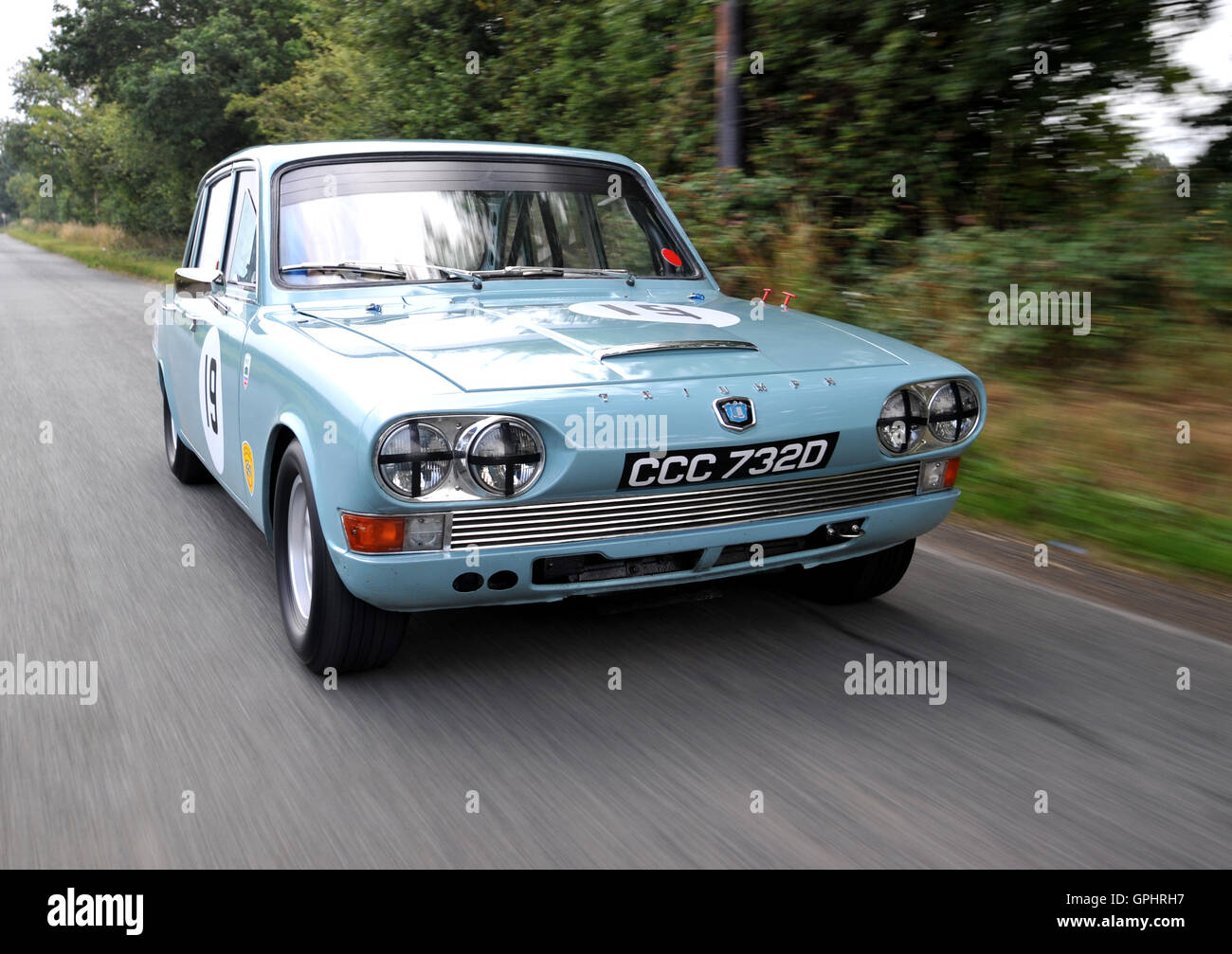 1966 Triumph 2000 rally classic rally car with Minilte wheels Stock ...