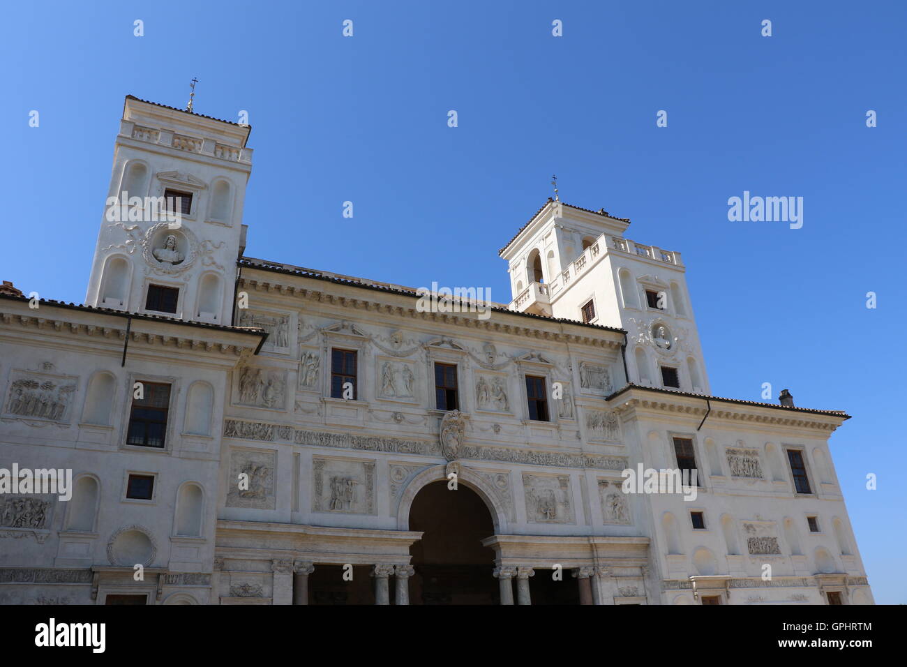 The villa Medici in the city of Rome Stock Photo - Alamy