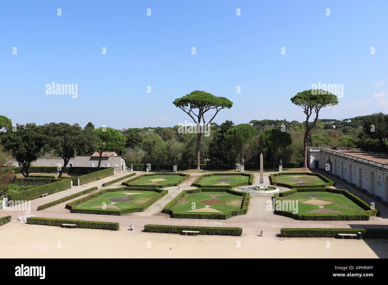 Villa medici rome garden hi-res stock photography and images - Alamy