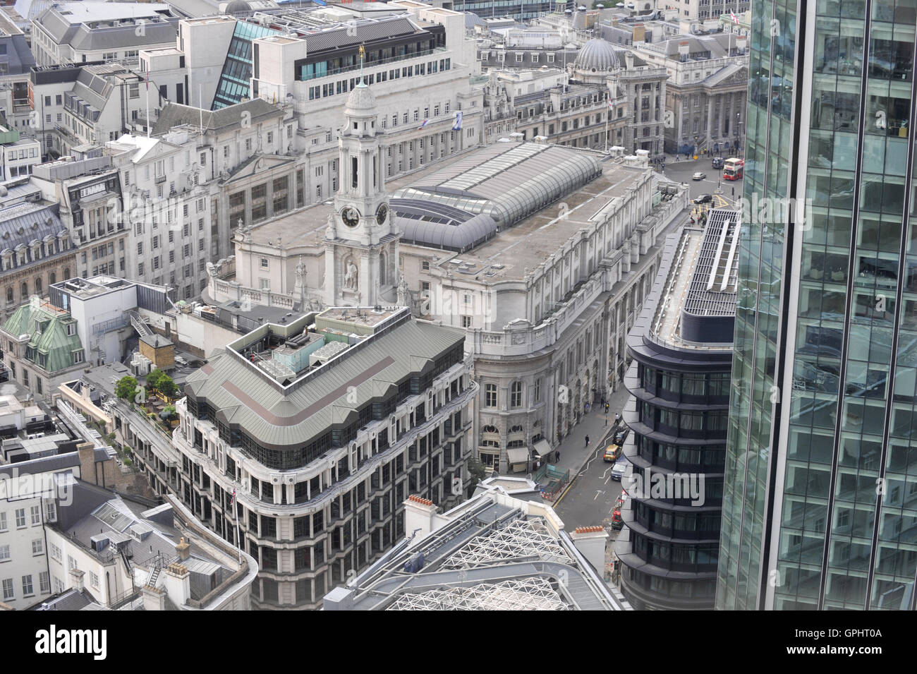 London skyline from high view point of a skyscraper window Stock Photo ...