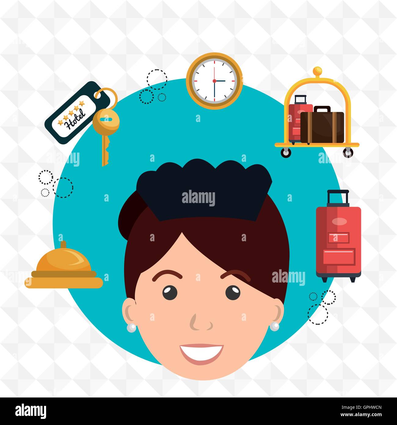 employee hotel building icon Stock Vector Image & Art - Alamy