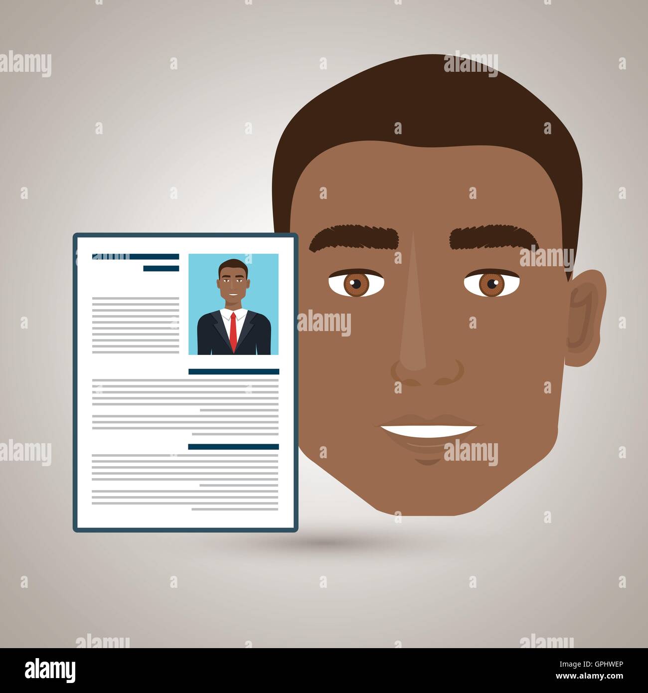 man cv find person Stock Vector Image & Art - Alamy