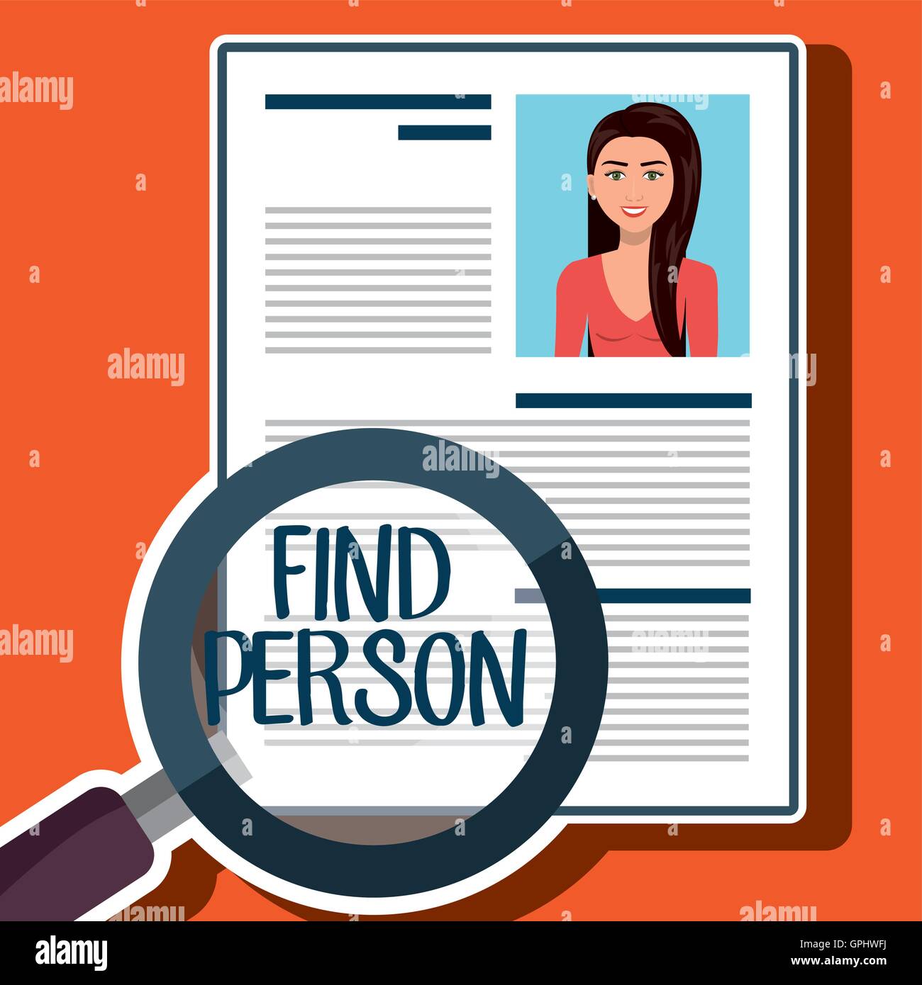 woman search find person Stock Vector Image & Art - Alamy