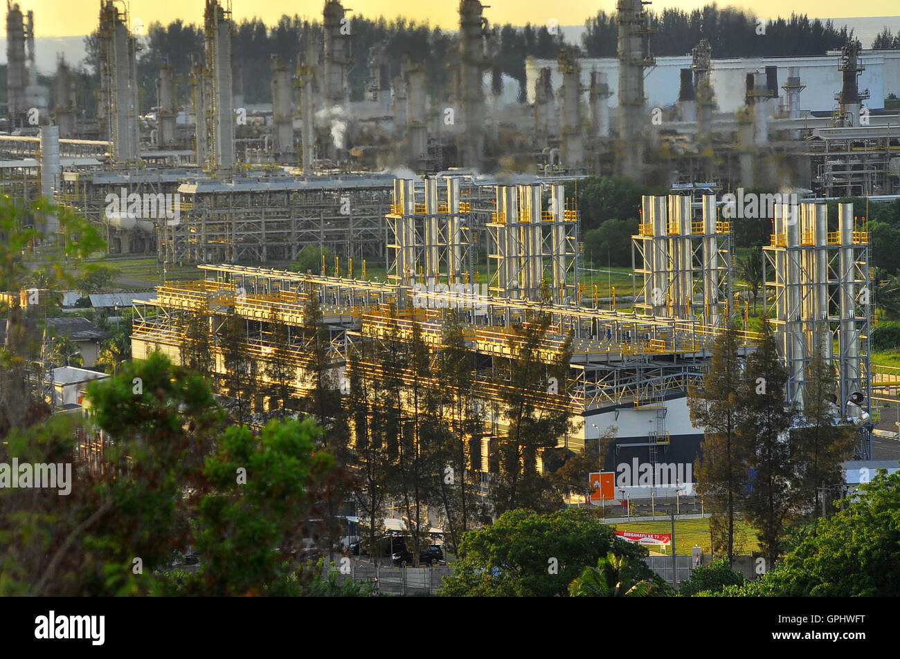 Installations and facilities in the Arun LNG Regasification Terminal ...