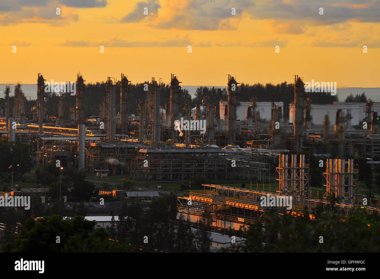 Installations and facilities in the Arun LNG Regasification Terminal ...