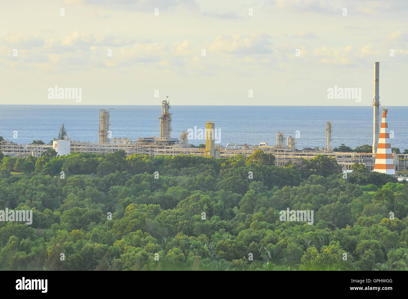 Installations and facilities in the Arun LNG Regasification Terminal ...