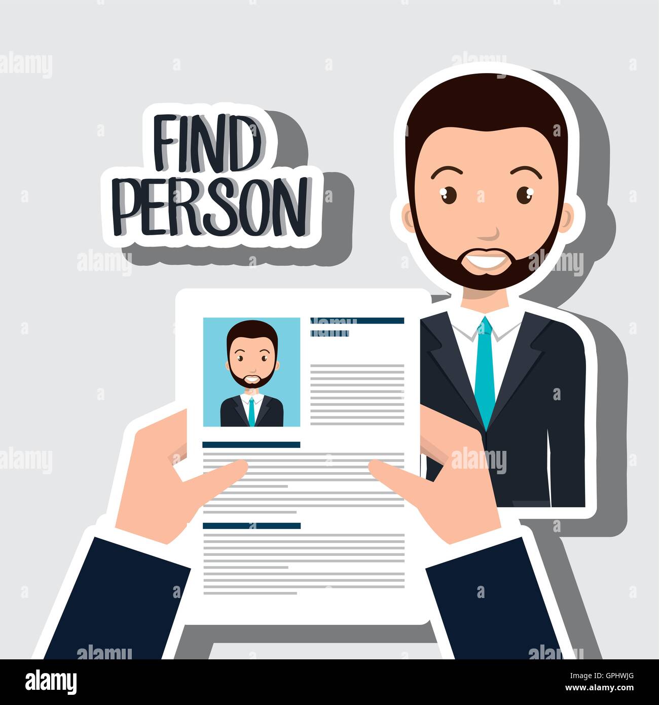 find person man hand Stock Vector Image & Art - Alamy