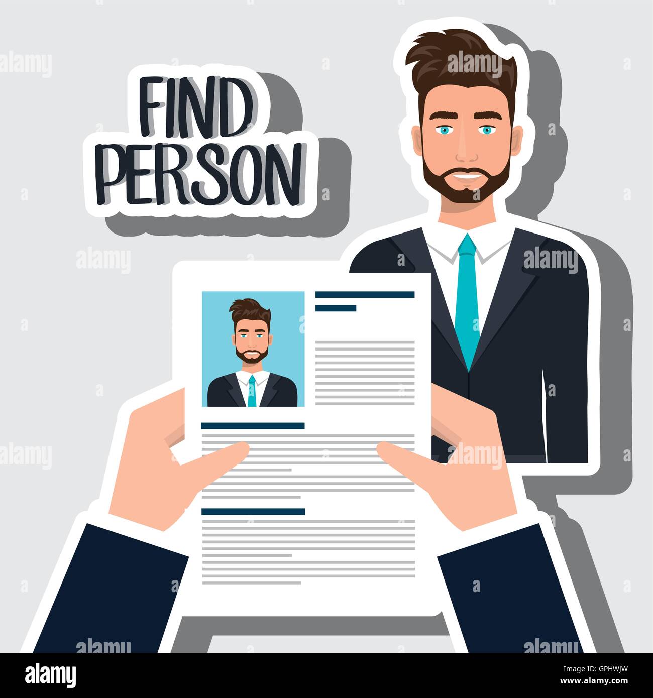 find person man hand Stock Vector Image & Art - Alamy
