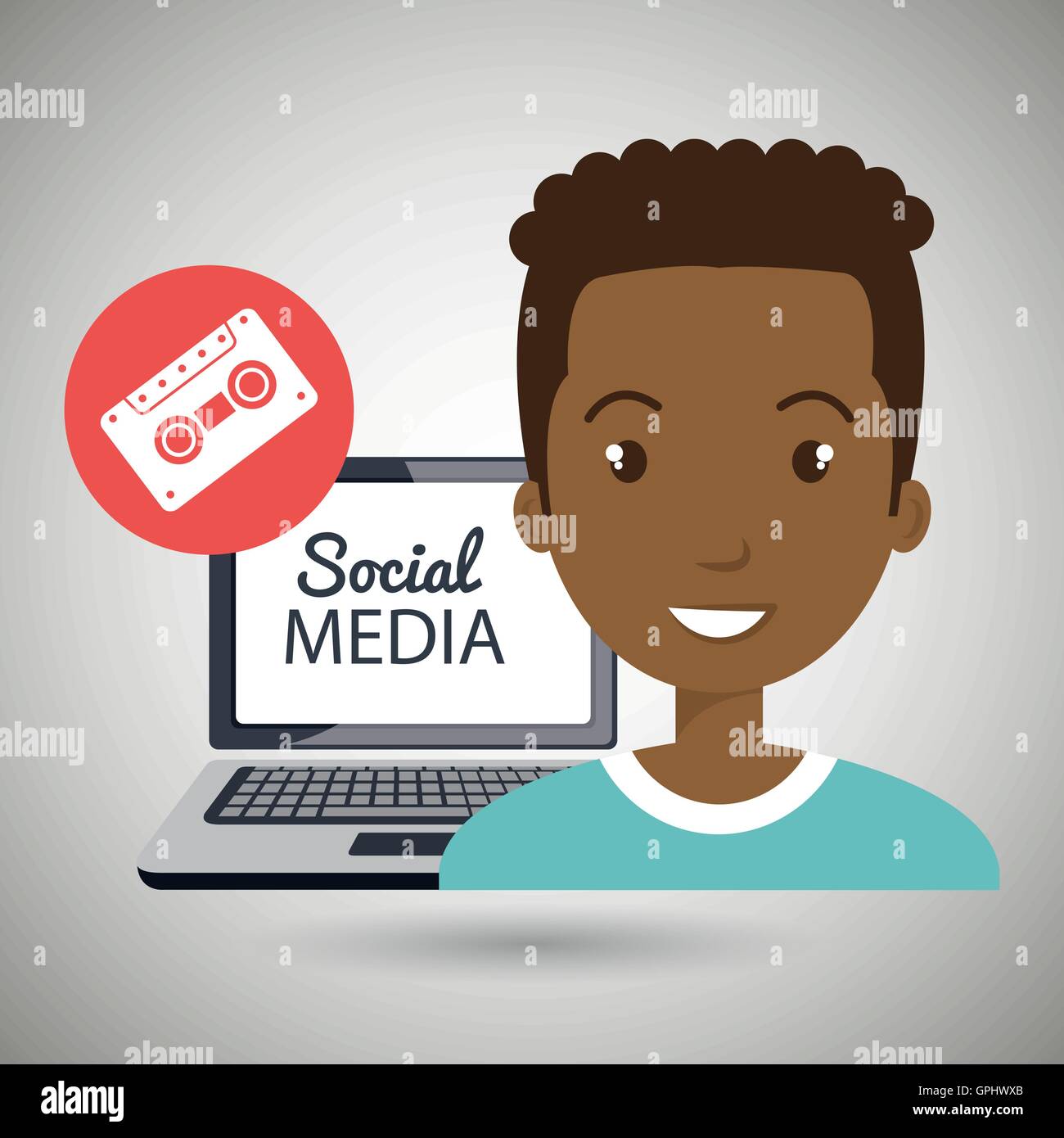 man social media apps Stock Vector Image & Art - Alamy