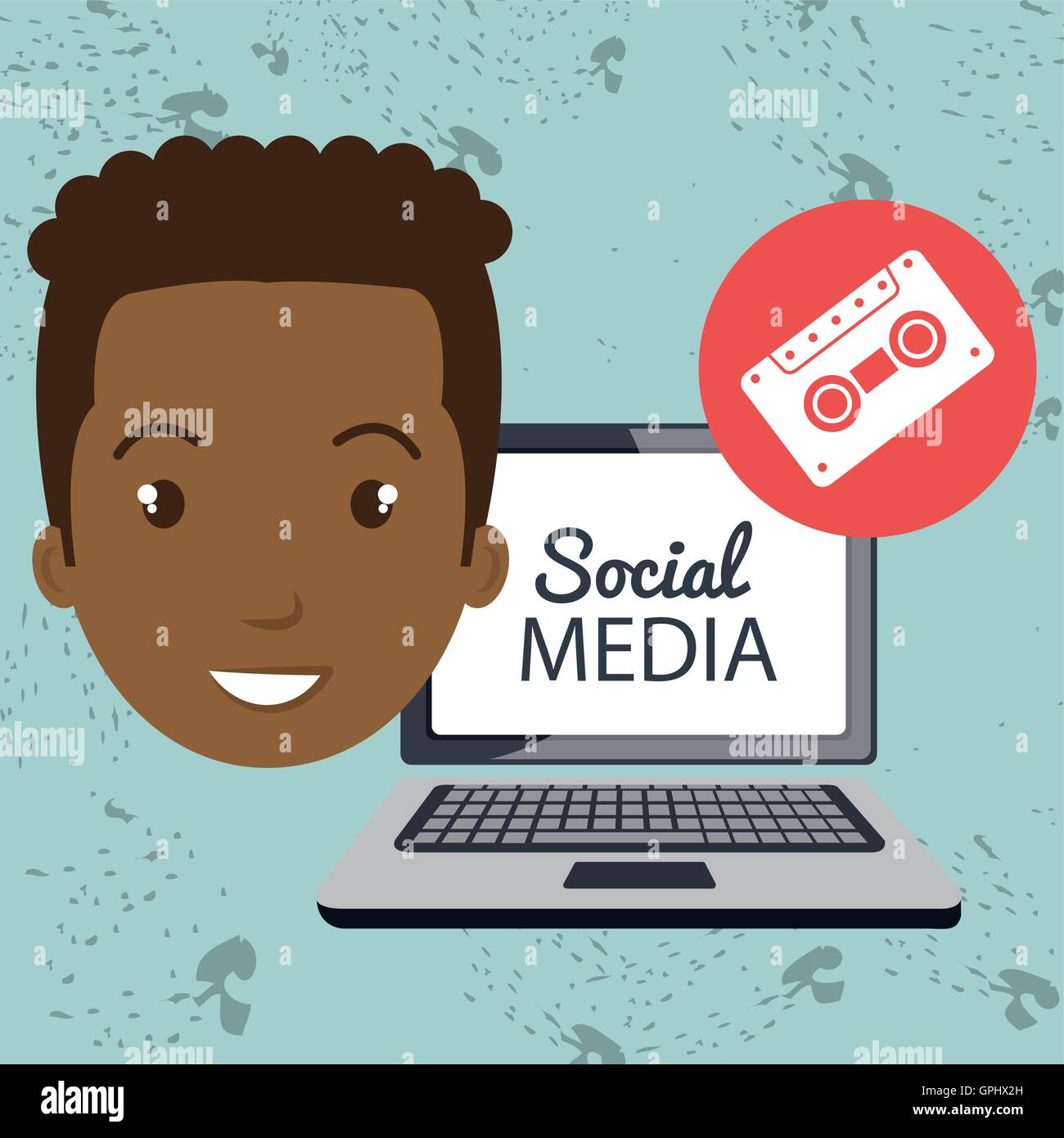 man social media apps Stock Vector Image & Art - Alamy