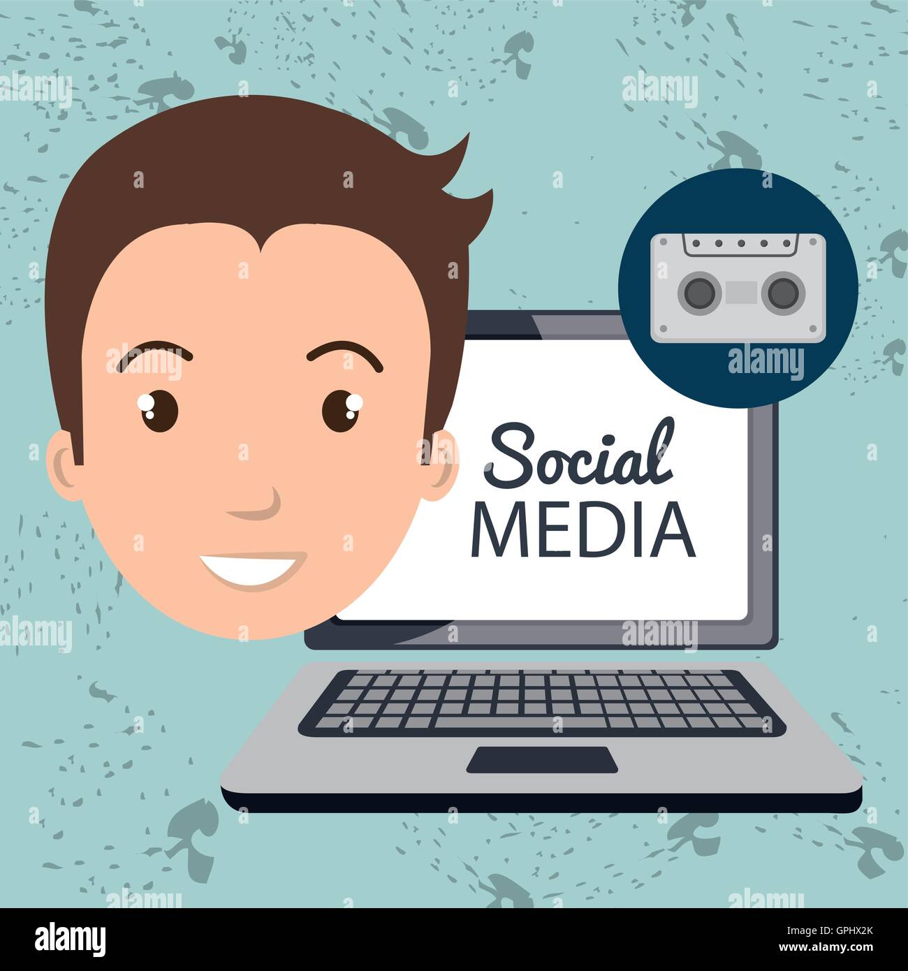 man social media apps Stock Vector Image & Art - Alamy