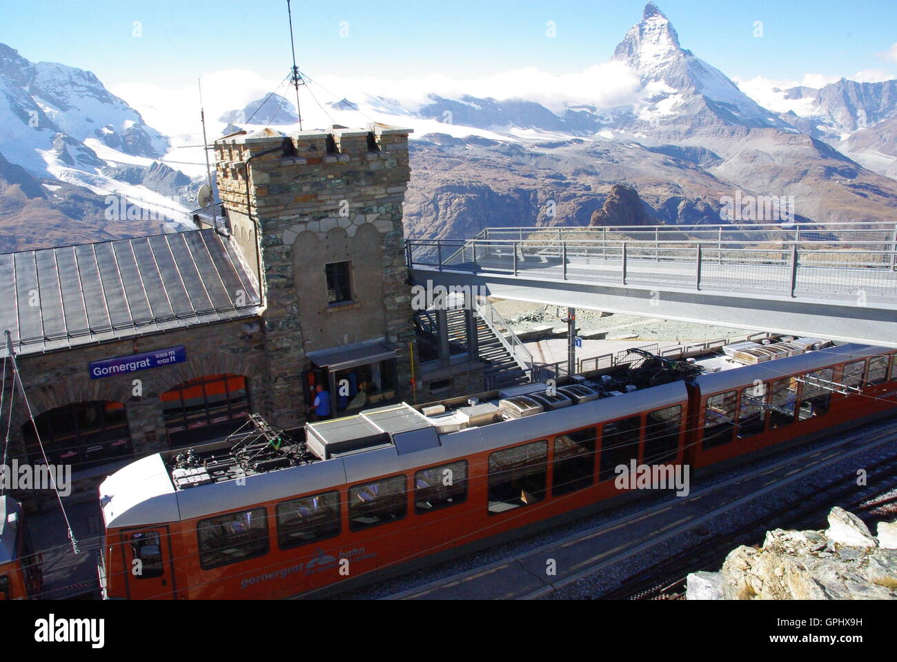Gornergrat cog railway hi-res stock photography and images - Alamy