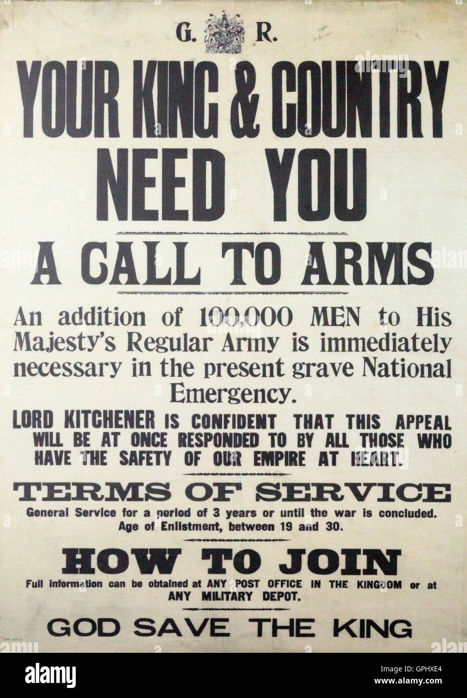 Vintage ww1 propaganda war poster hi-res stock photography and images ...