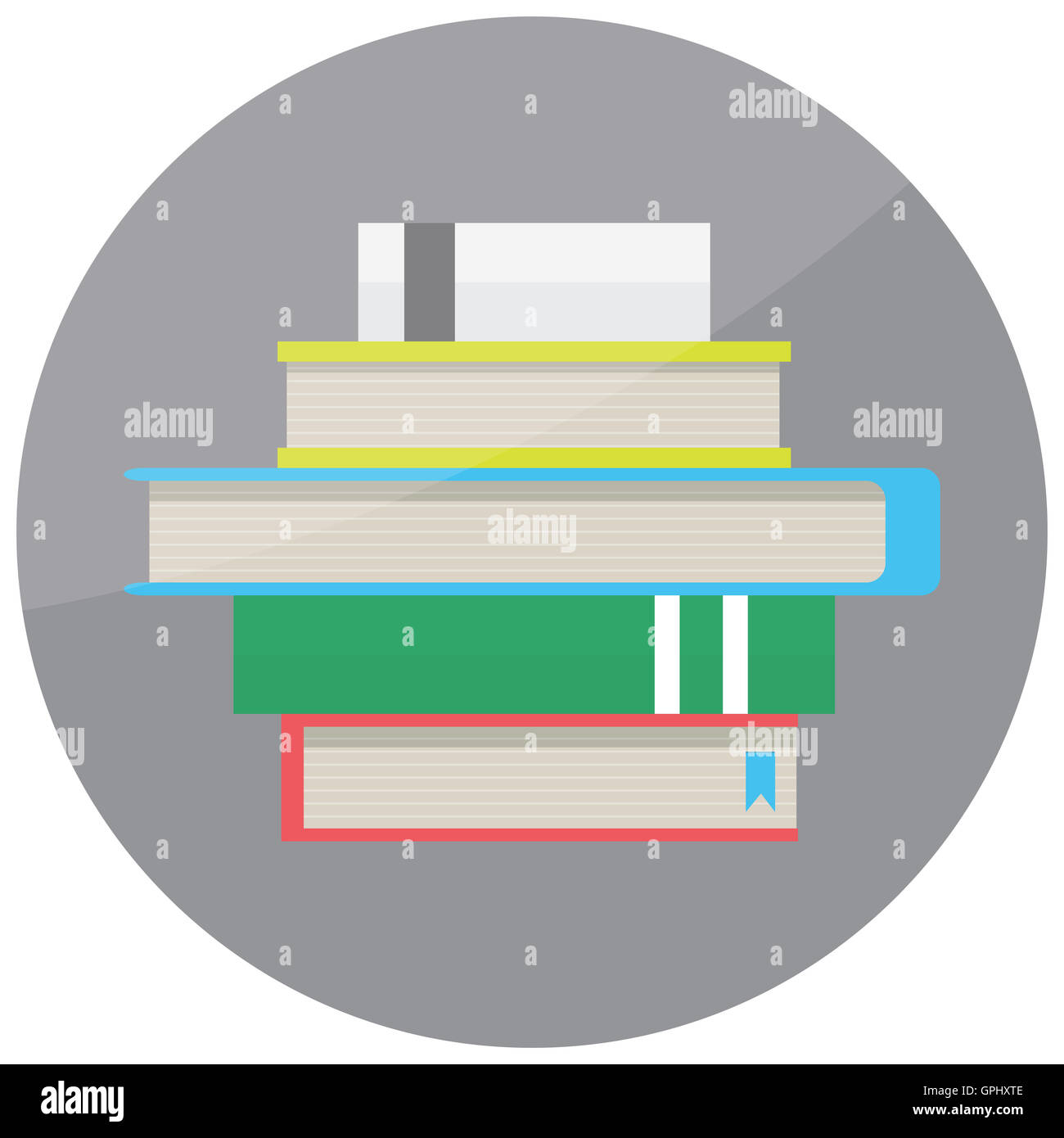 Pile of books icon. Stack of books isolated, stack of old books, vector ...