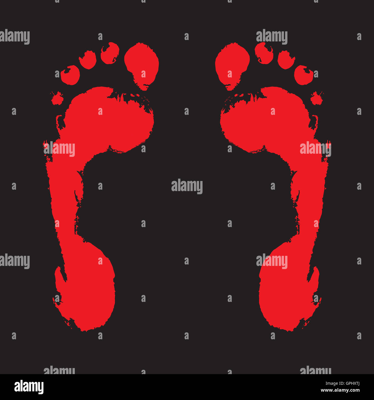 Bloody Footprint High Resolution Stock Photography and Images - Alamy
