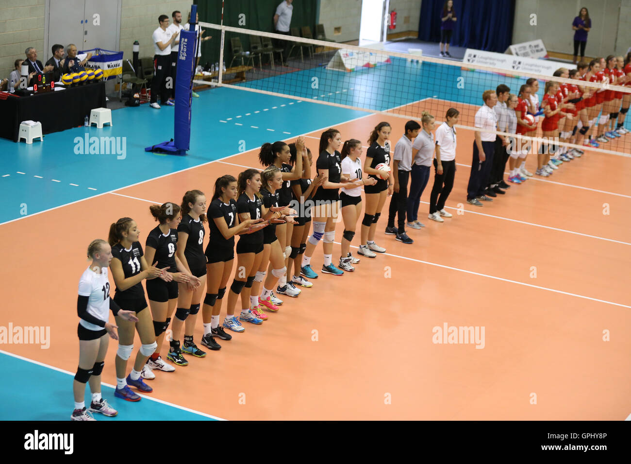 Match action between England Cadet Girls and England Junior Girls in ...