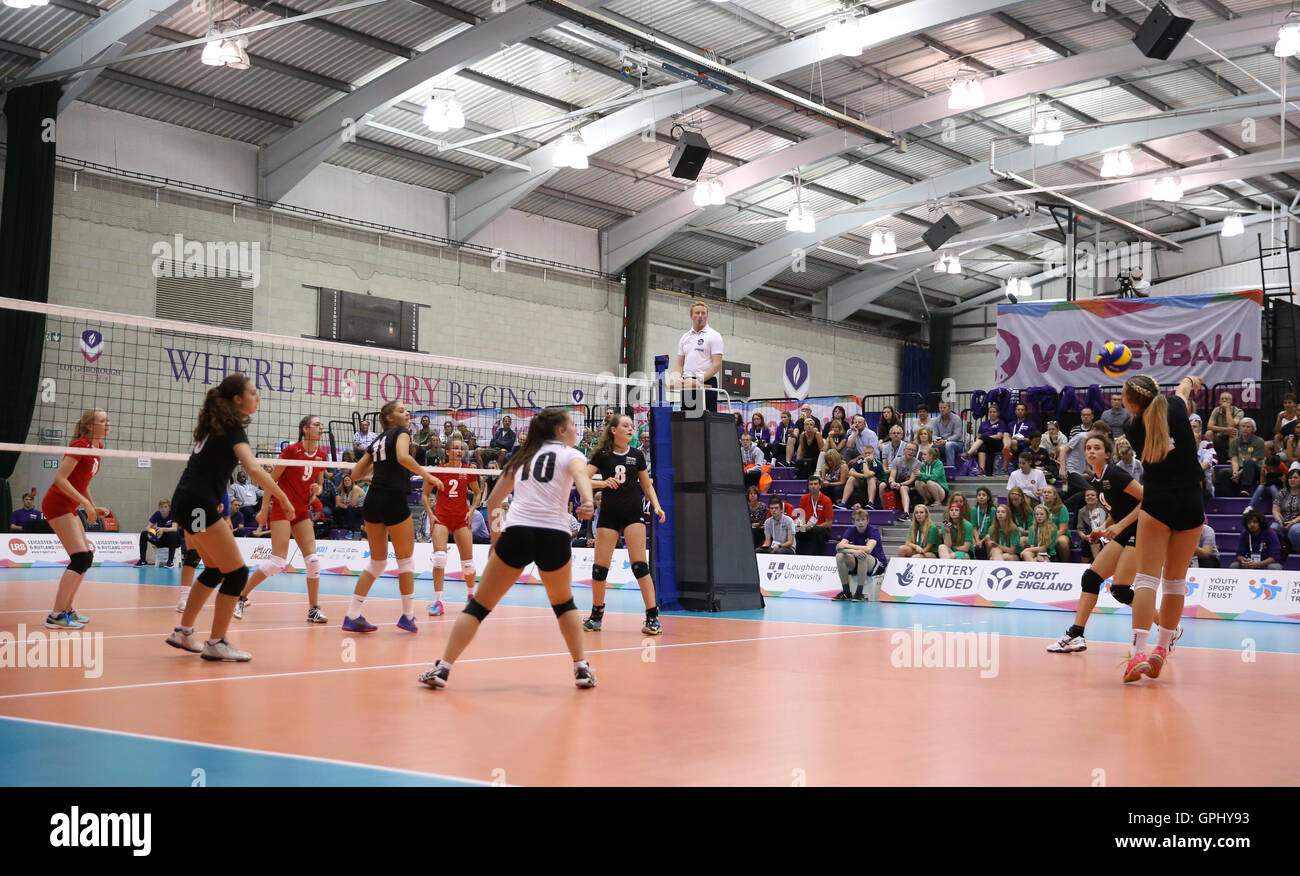 Match action between England Cadet Girls and England Junior Girls in ...