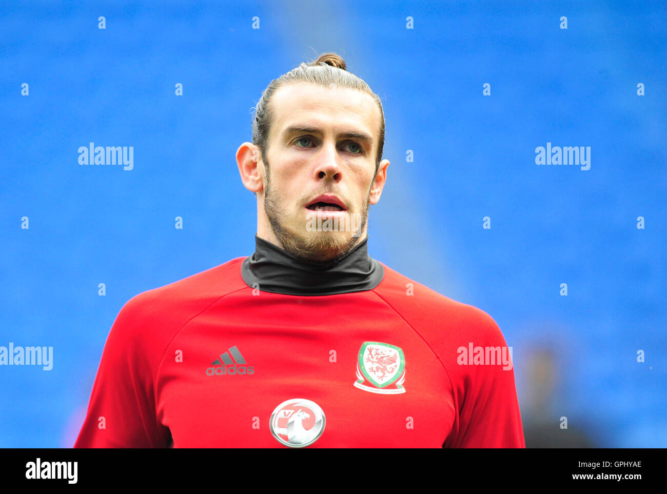 Wales' Gareth Bale during a training session at the Cardiff City ...