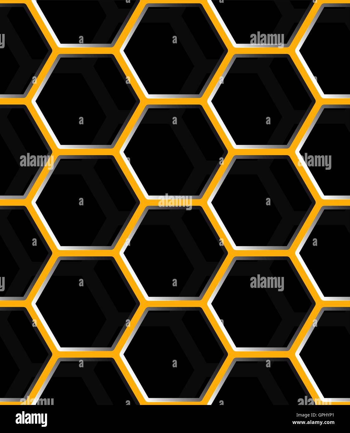 Seamless abstract honeycomb mesh background - hexagons Stock Vector ...
