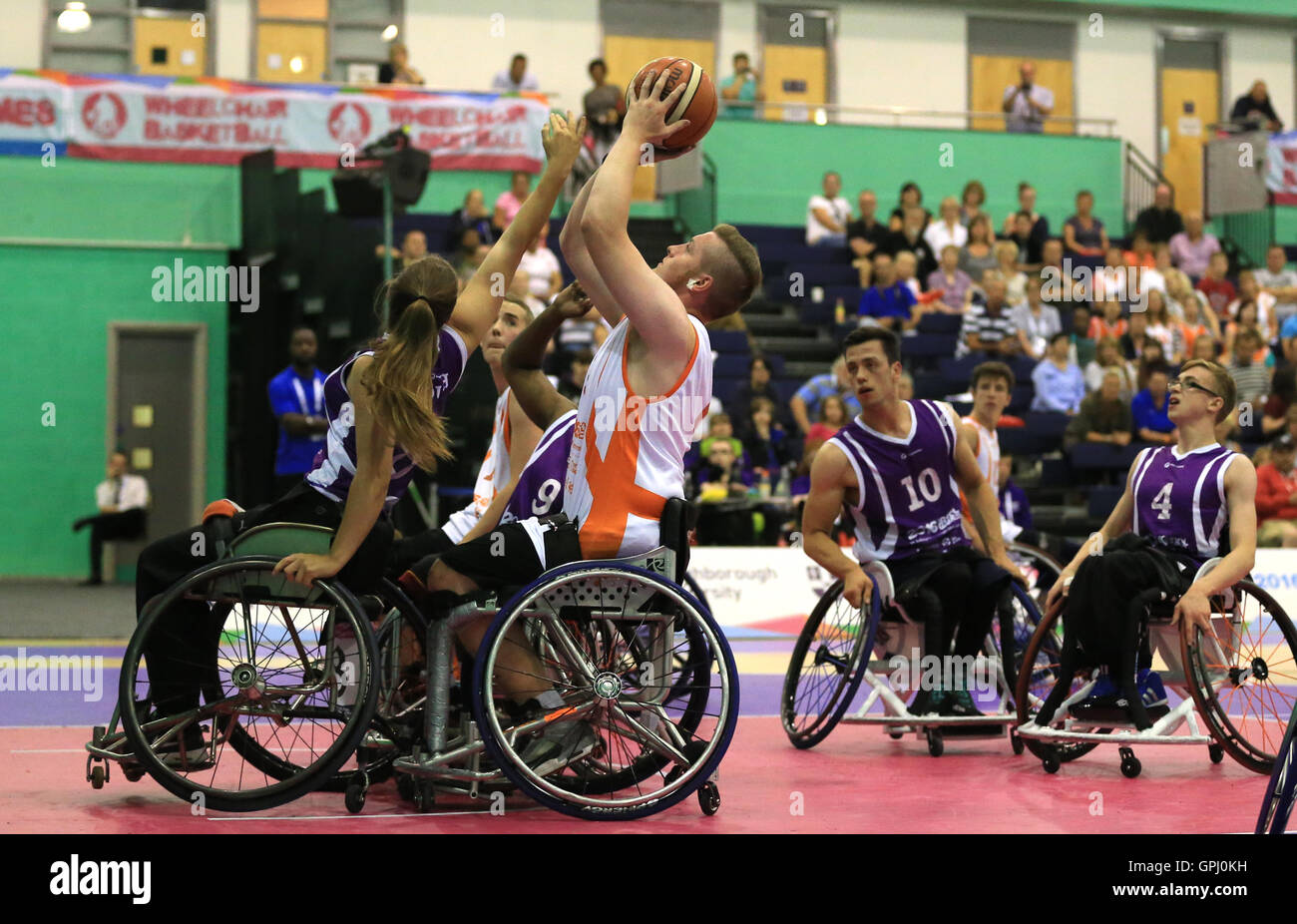 Action between England South (purple) and England Central in the ...