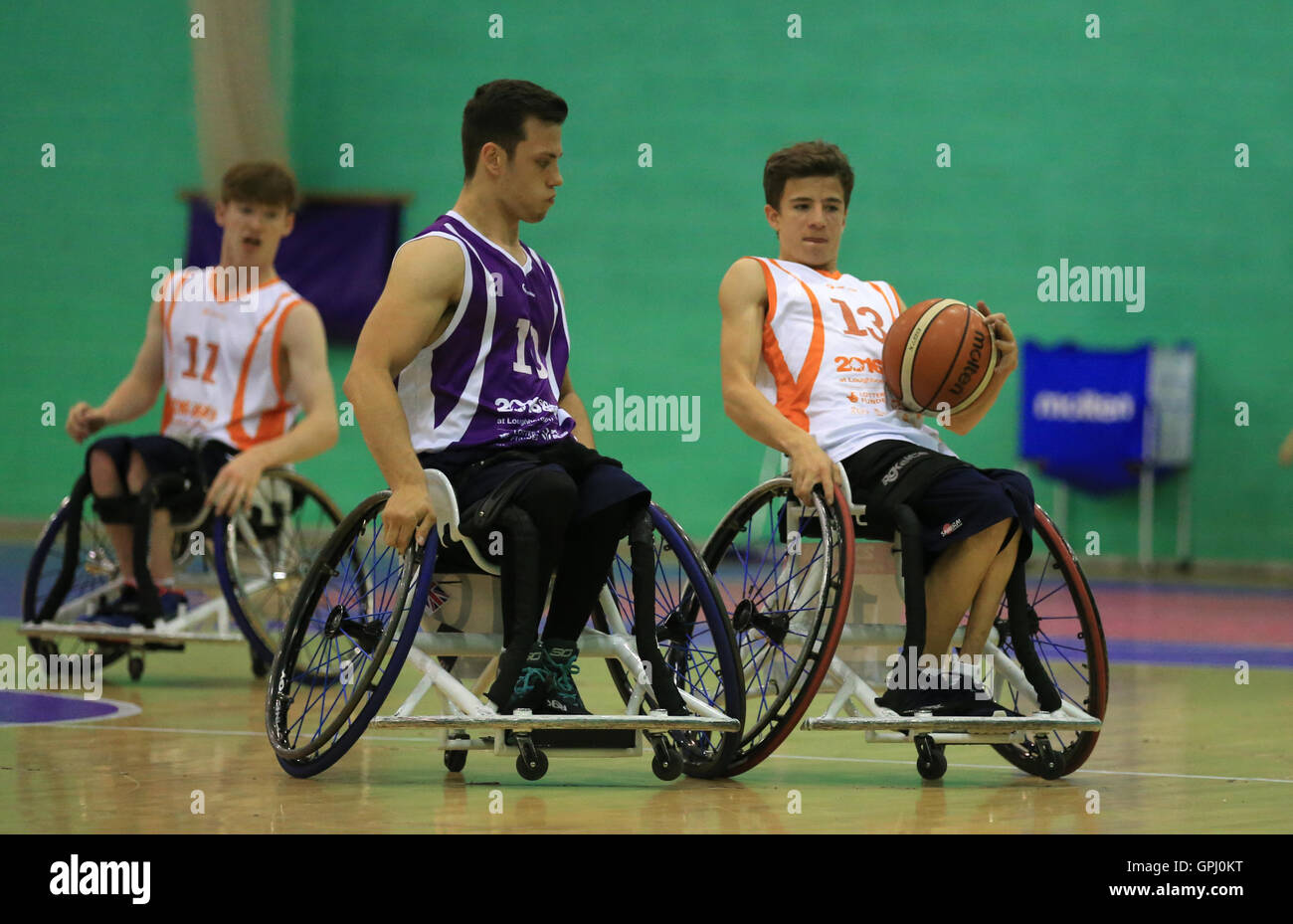 Action between England South (purple) and England Central in the ...