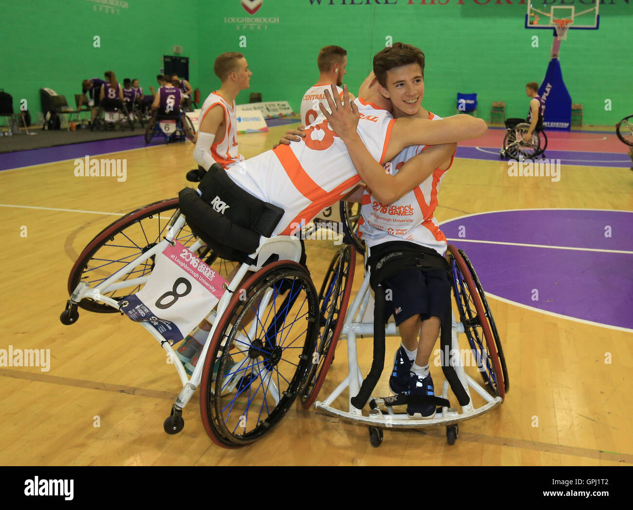 England Central celebrate after winning their gold medal wheelchair ...