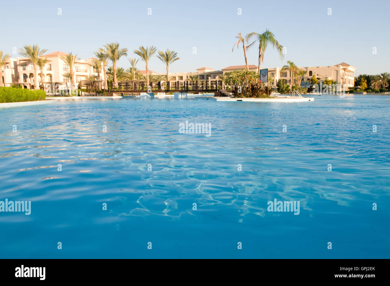 Pool background with blue water Stock Photo - Alamy