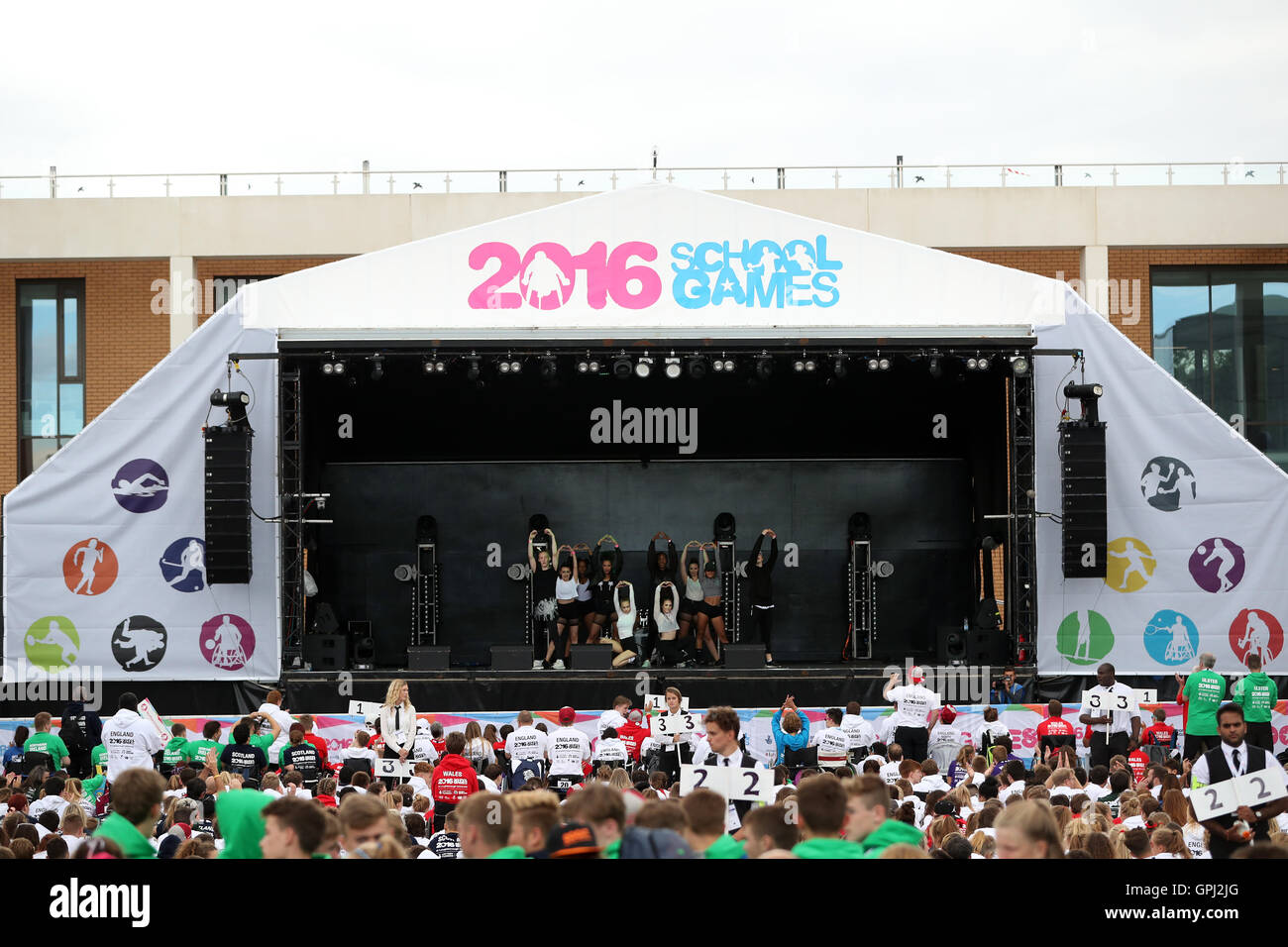 Studio 79 perform during the closing ceremony on day four of the 2016 ...