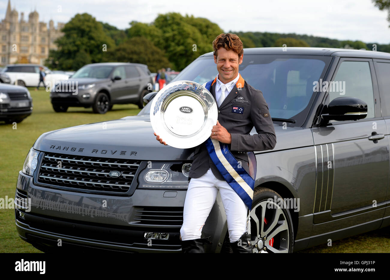 Australia's Christopher Burton, winner of the Land Rover Burghley Horse ...