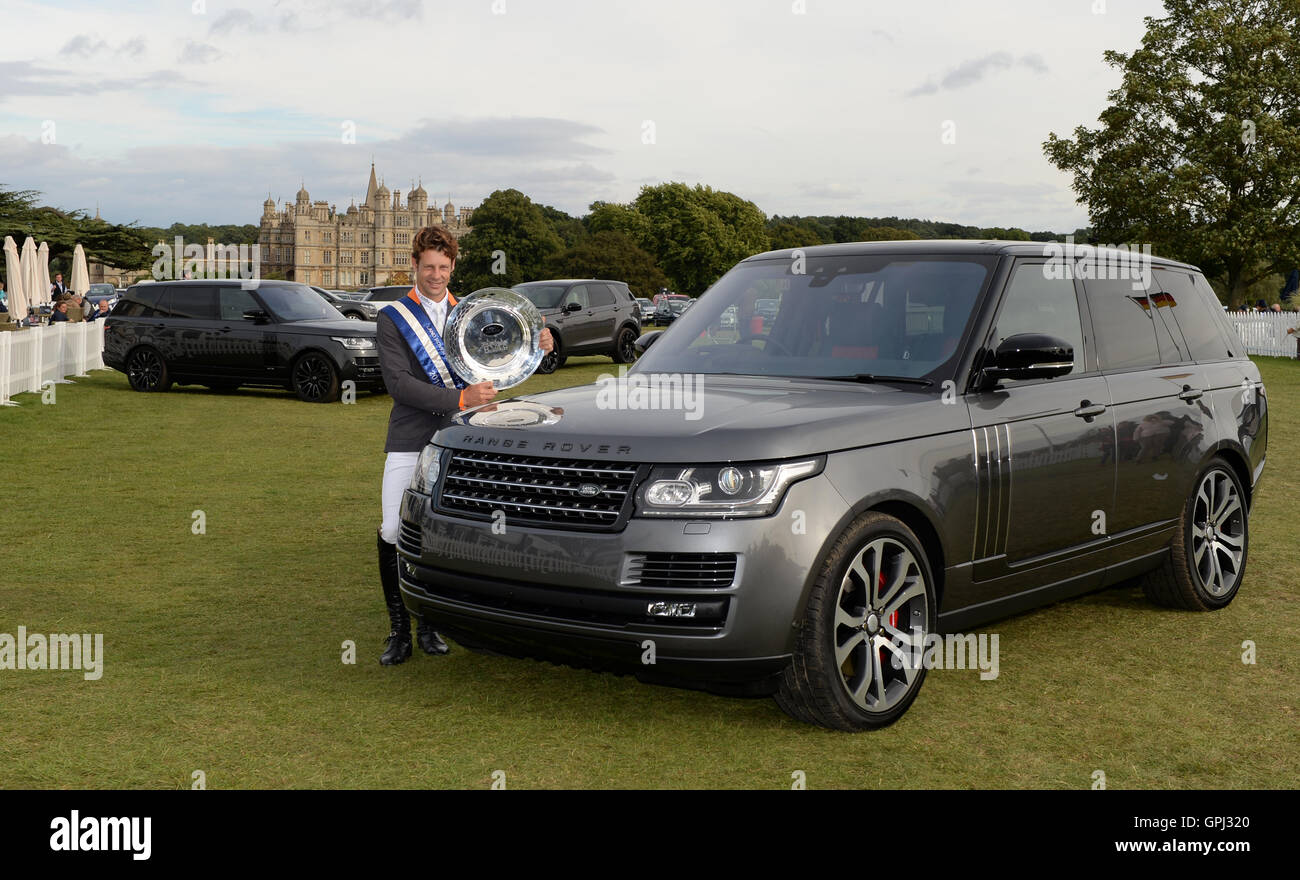 Australia's Christopher Burton, winner of the Land Rover Burghley Horse ...